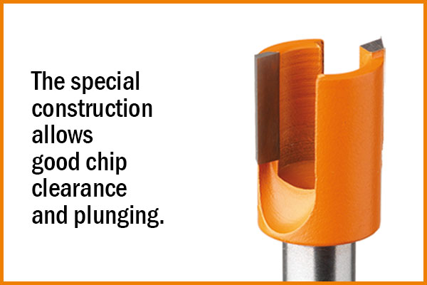 Hinge recesser router bits | CMT Orange Tools